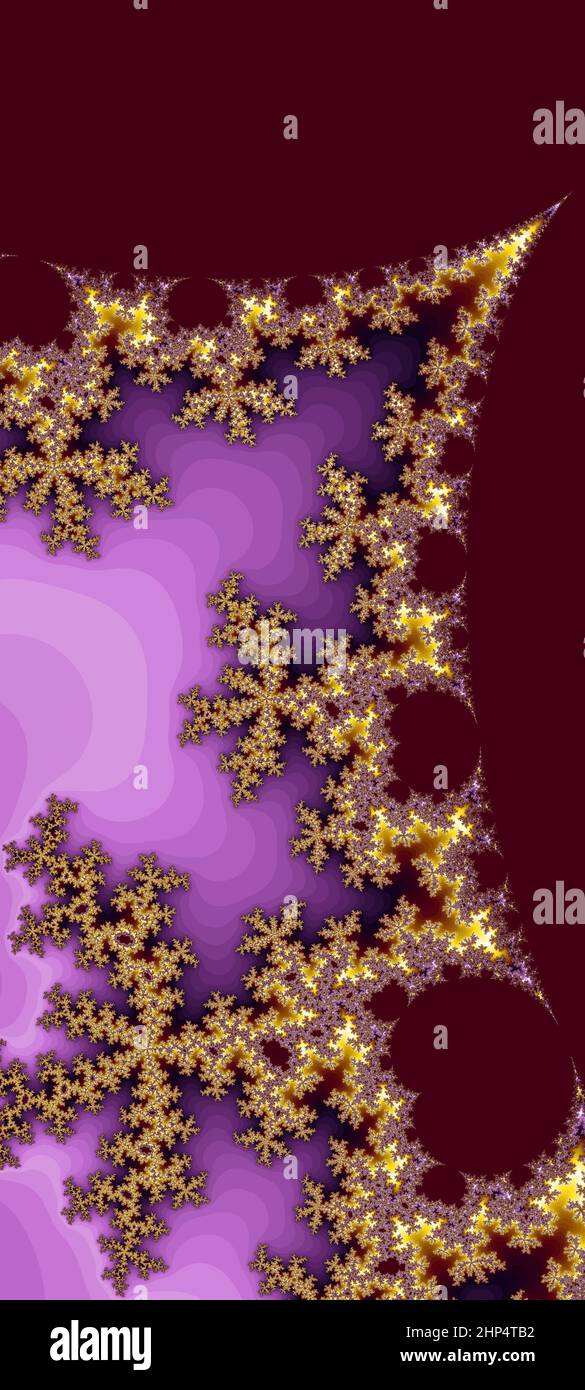 Abstract Computer generated Fractal design. A fractal is a never-ending pattern. Fractals are ...