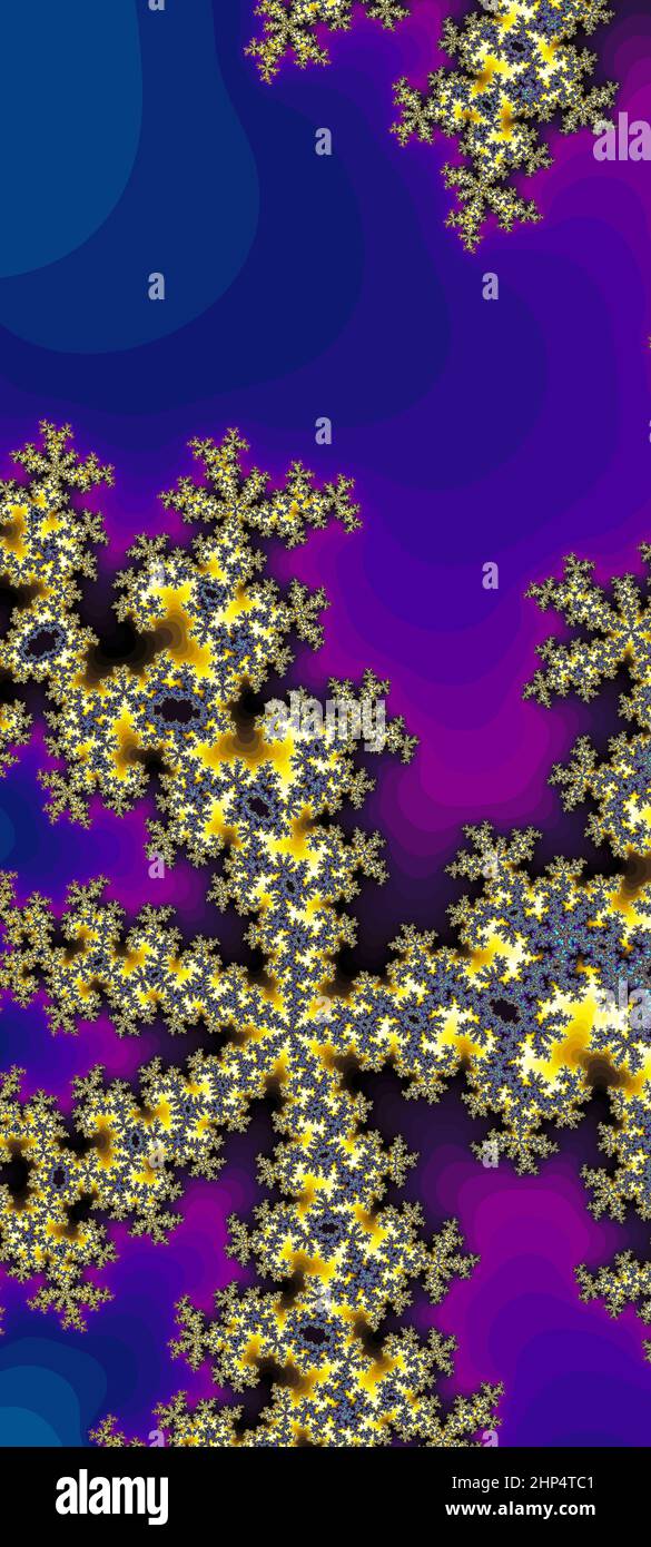 Abstract Computer generated Fractal design. A fractal is a never-ending ...