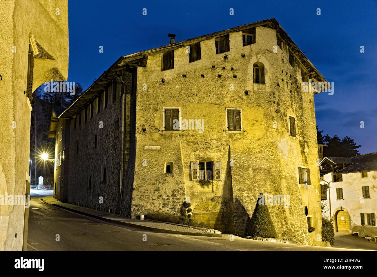 The Palazzo Nero in Coredo is a medieval courthouse that was the site ...
