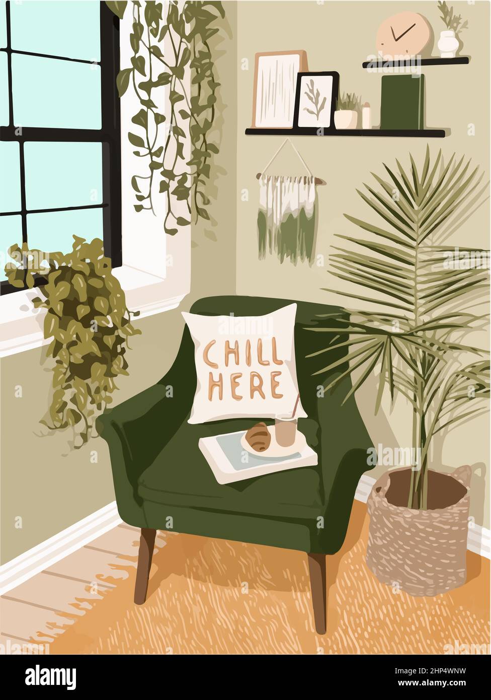 Cozy drawing Stock Vector Images - Alamy