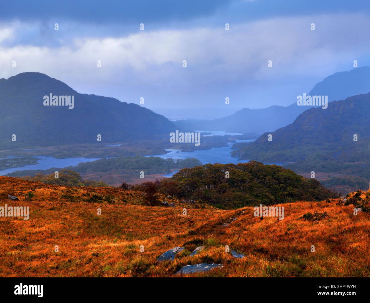 Ladies View, Killarney National Park, County Kerry, Ireland Stock Photo ...