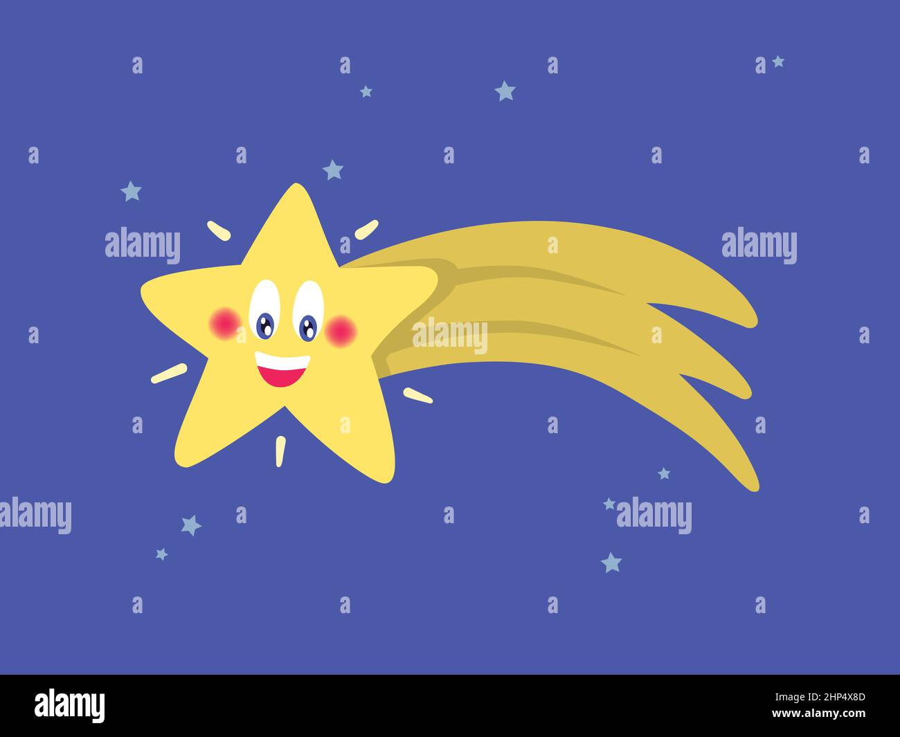 Star trail illustration Stock Vector Images - Alamy