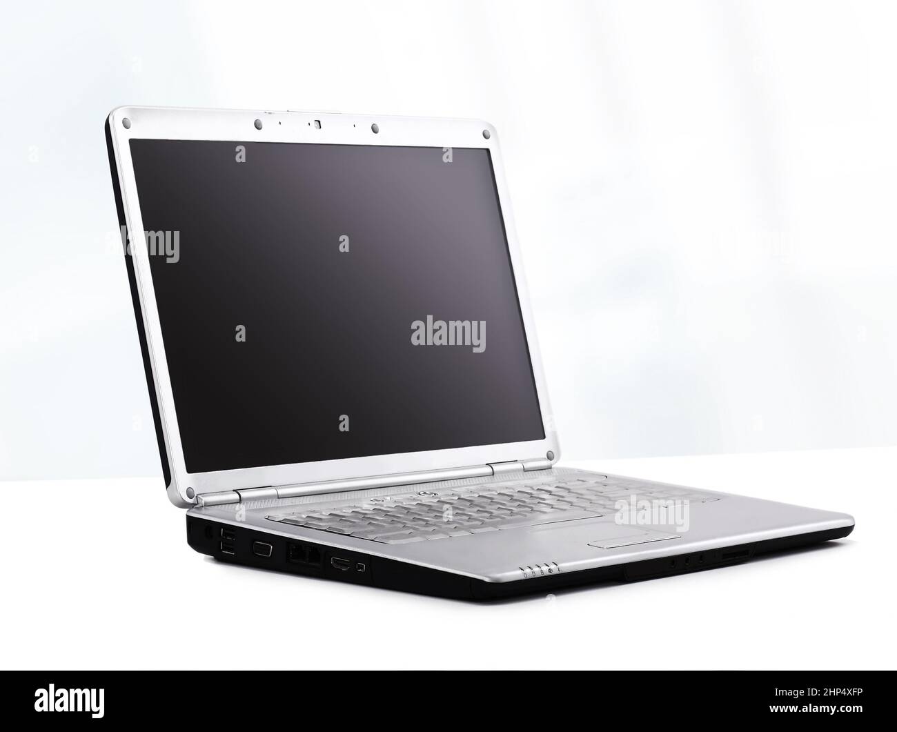 Modern glass table in Cut Out Stock Images & Pictures - Alamy