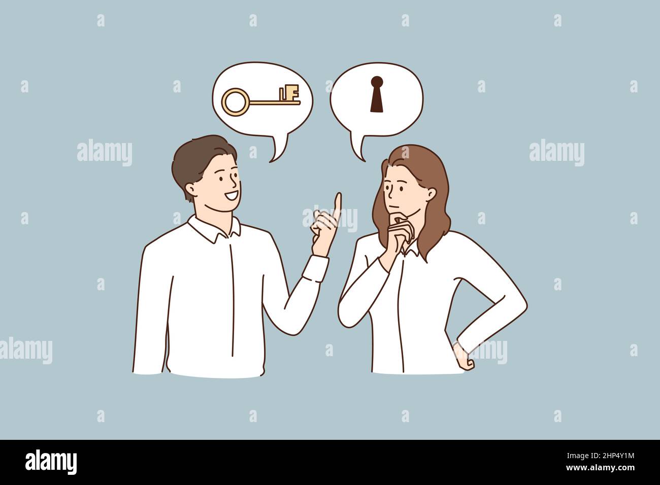 Find solution key Stock Vector Images - Alamy