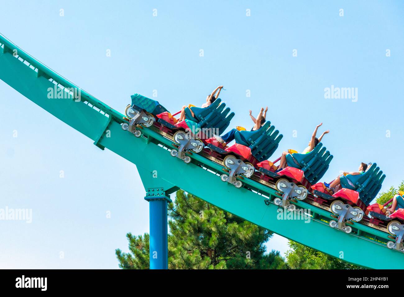 Leviathan Roller Coaster Logo