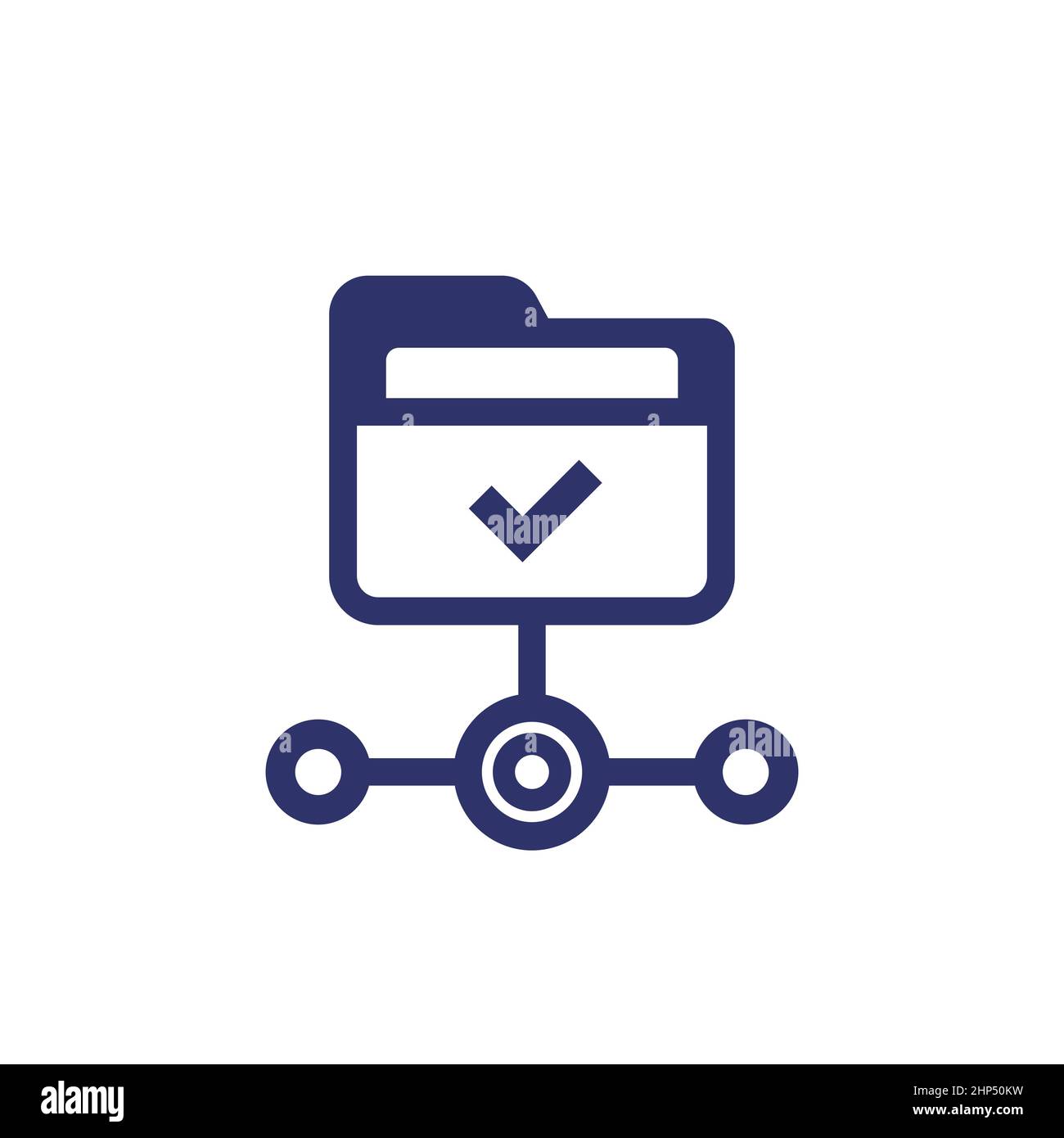 active directory, folder icon on white Stock Vector Image & Art - Alamy