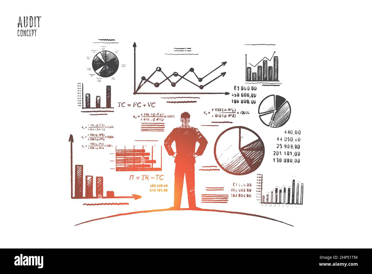Audit process Stock Vector Images - Alamy