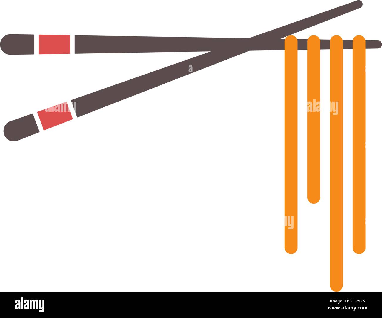 Vector design bowl spaghetti Cut Out Stock Images & Pictures - Alamy