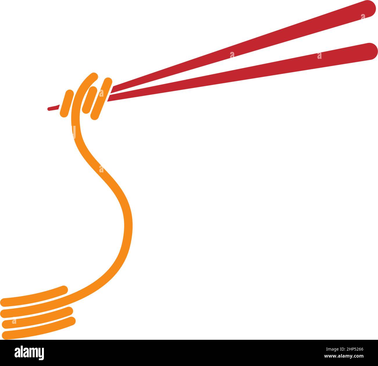 Noodle icon logo design hi-res stock photography and images - Alamy