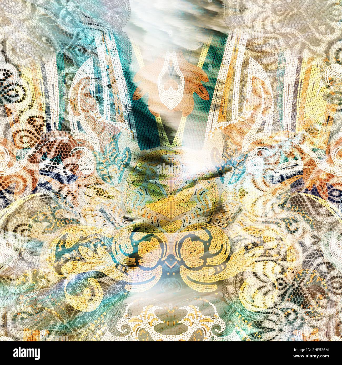 Abstract Textured Design Ready for Textile Prints Stock Photo - Alamy