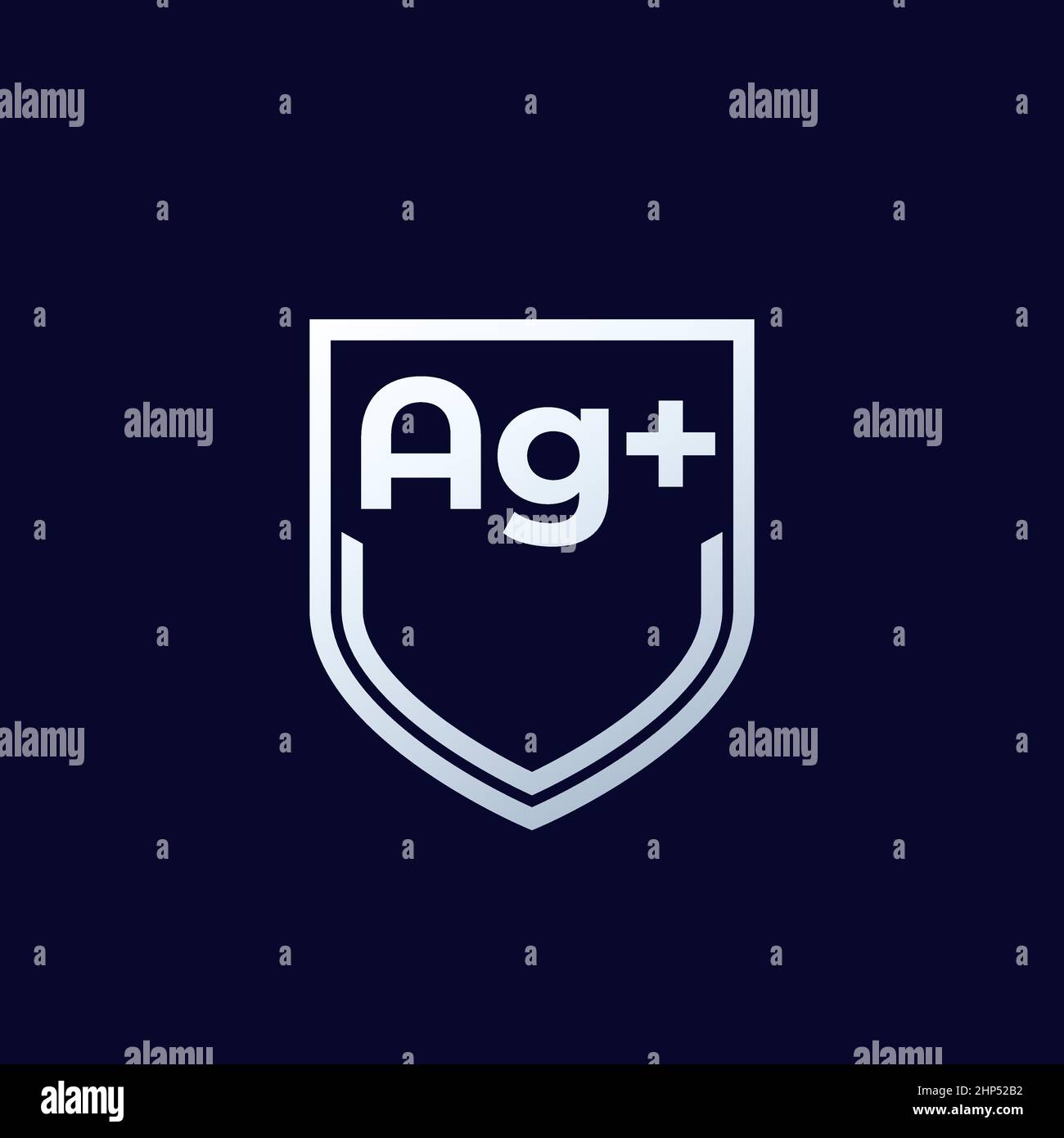 Silver ions, antibacterial protection icon Stock Vector Image & Art - Alamy