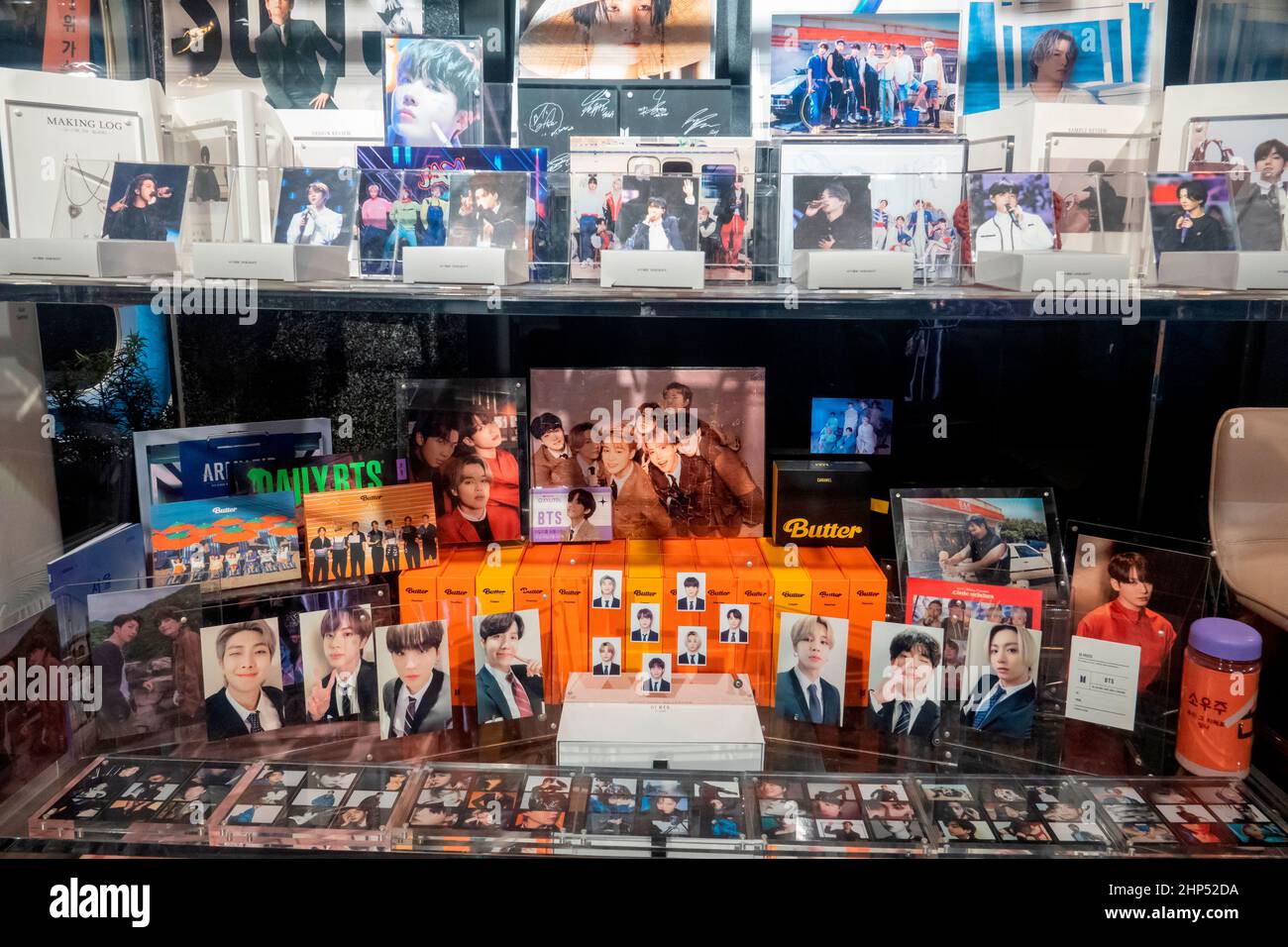 BTS member J-Hope, Feb 16, 2022 : A cafe decorated to celebrate BTS ...