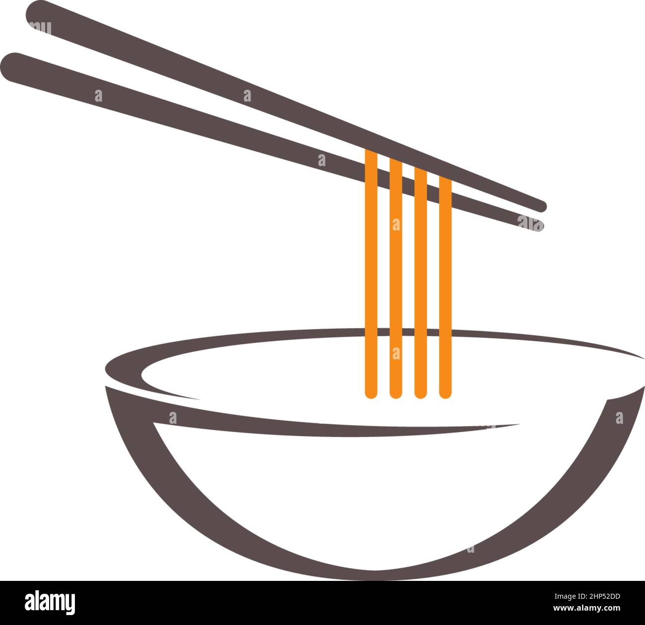 Noodle icon logo design template vector Stock Vector Image & Art - Alamy