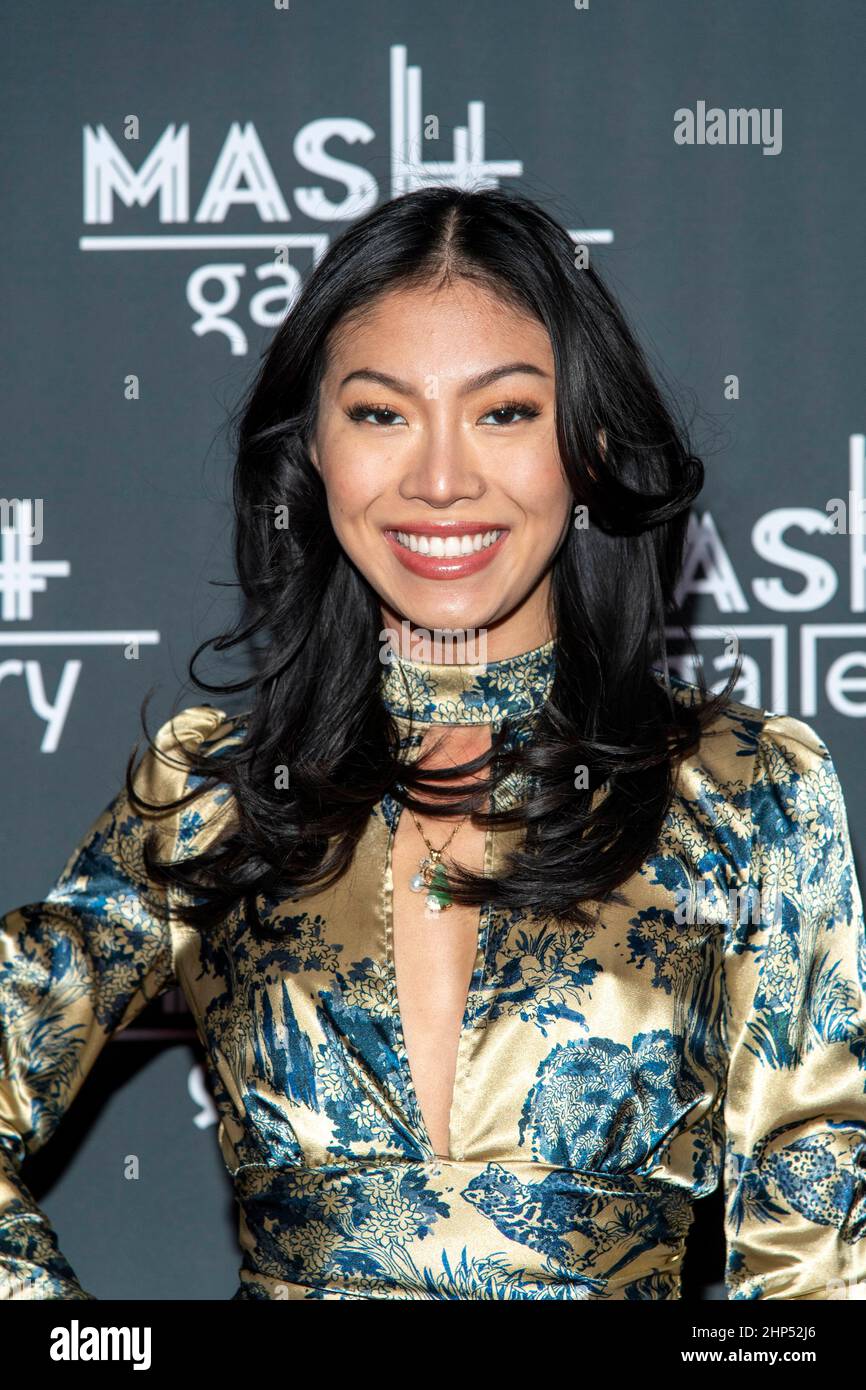 Emily Vo attends Mash Gallery presents "A GOGO II Art Exhibit" at W ...