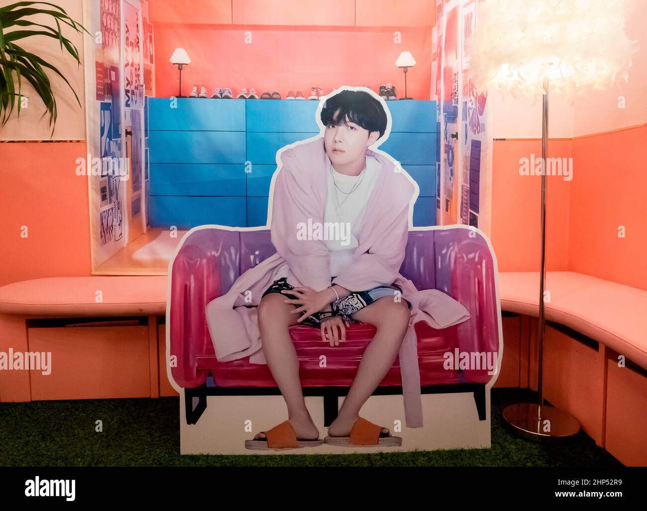 BTS member J-Hope, Feb 16, 2022 : A restaurant decorated to celebrate ...