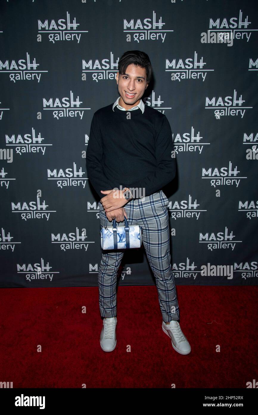 Giovanni Jones attends Mash Gallery presents "A GOGO II Art Exhibit" at ...