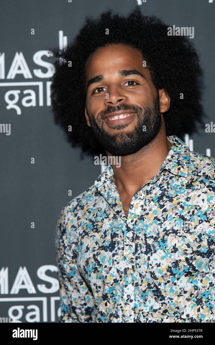 Lewis Mendoza attends Mash Gallery presents "A GOGO II Art Exhibit" at ...