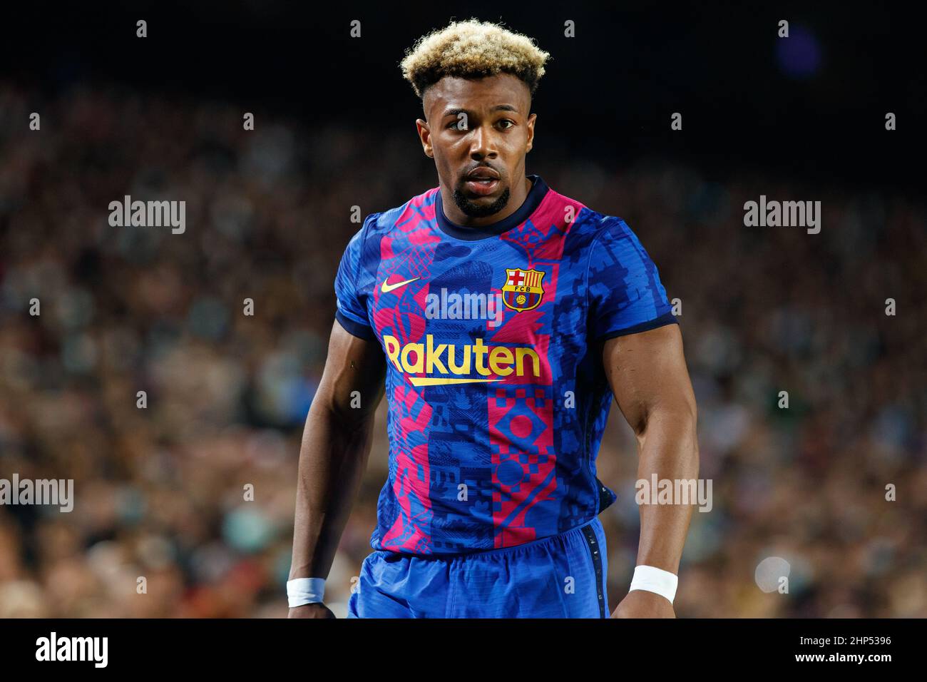 Adama Traore of FC Barcelona during the UEFA Europa League match ...