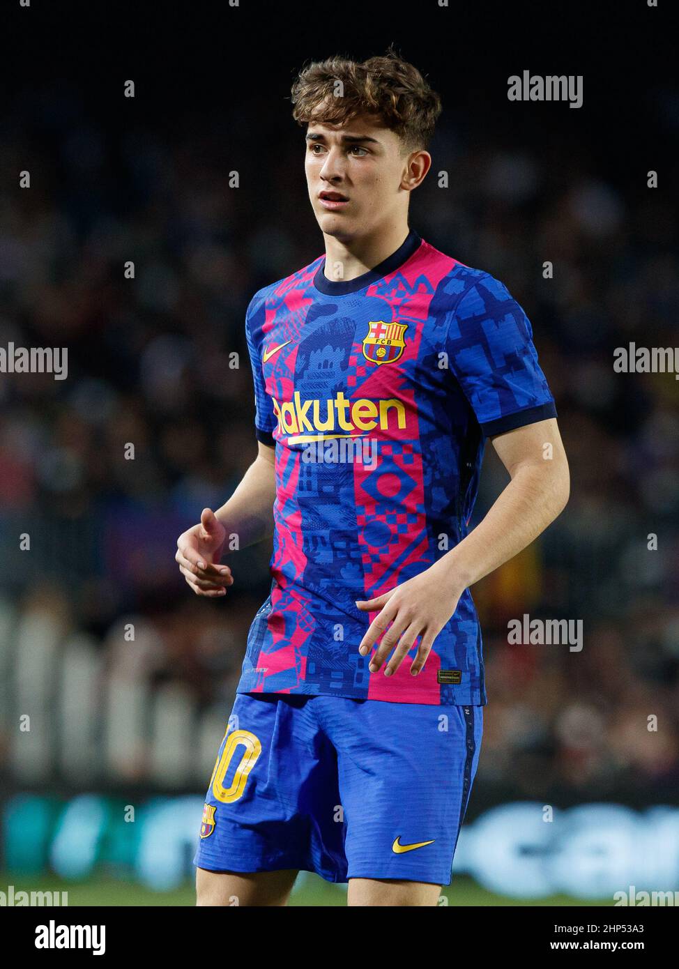 Gavi of FC Barcelona during the UEFA Europa League match between FC ...