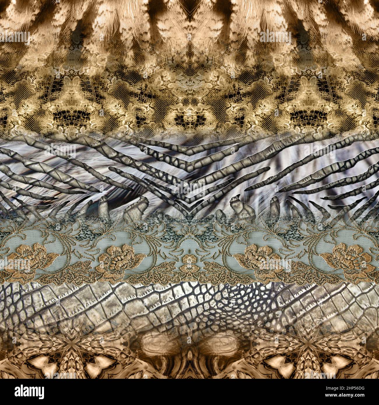 Abstract Textured Design Ready for Textile Prints Stock Photo - Alamy