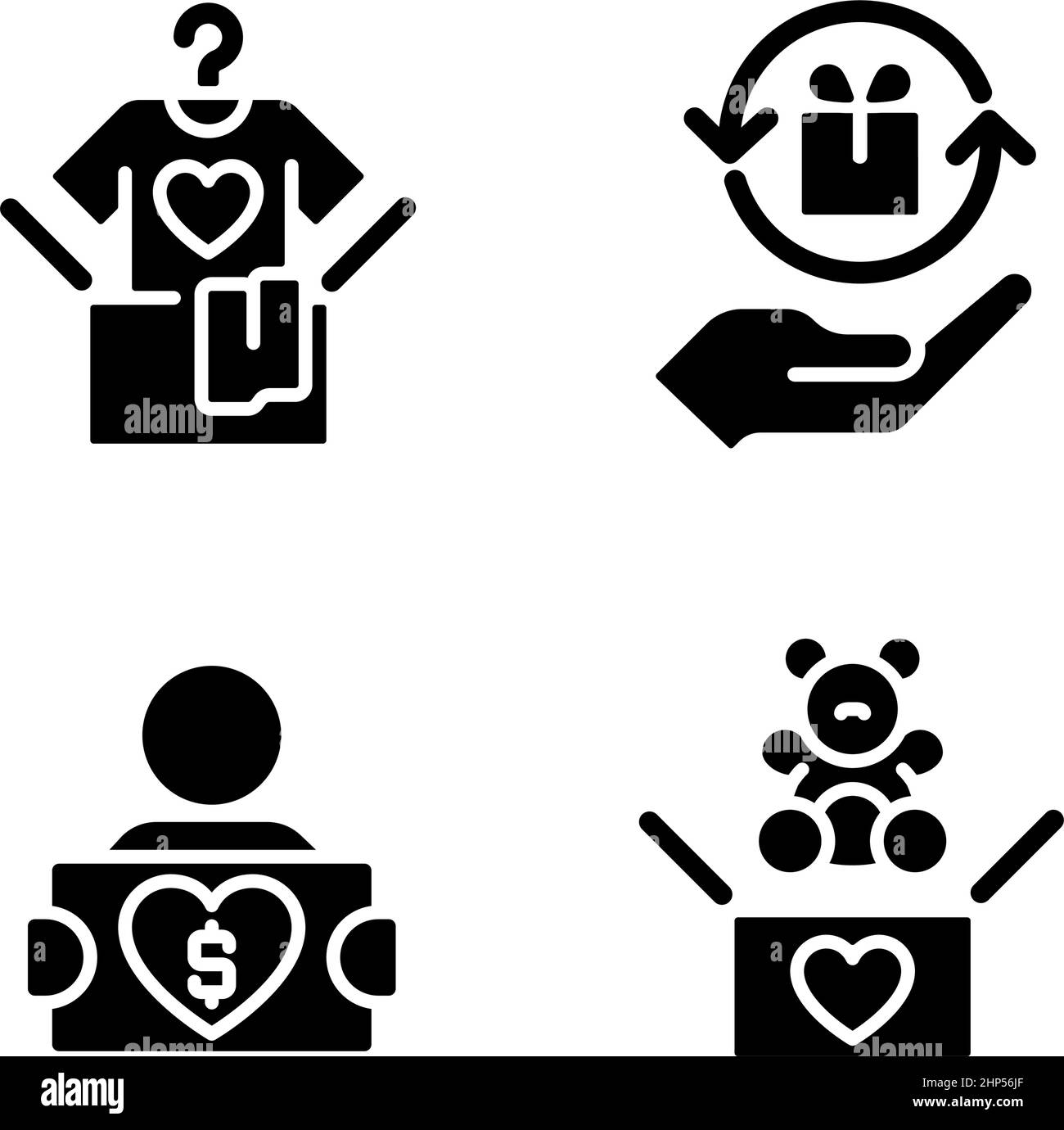 Donating items Cut Out Stock Images & Pictures - Alamy