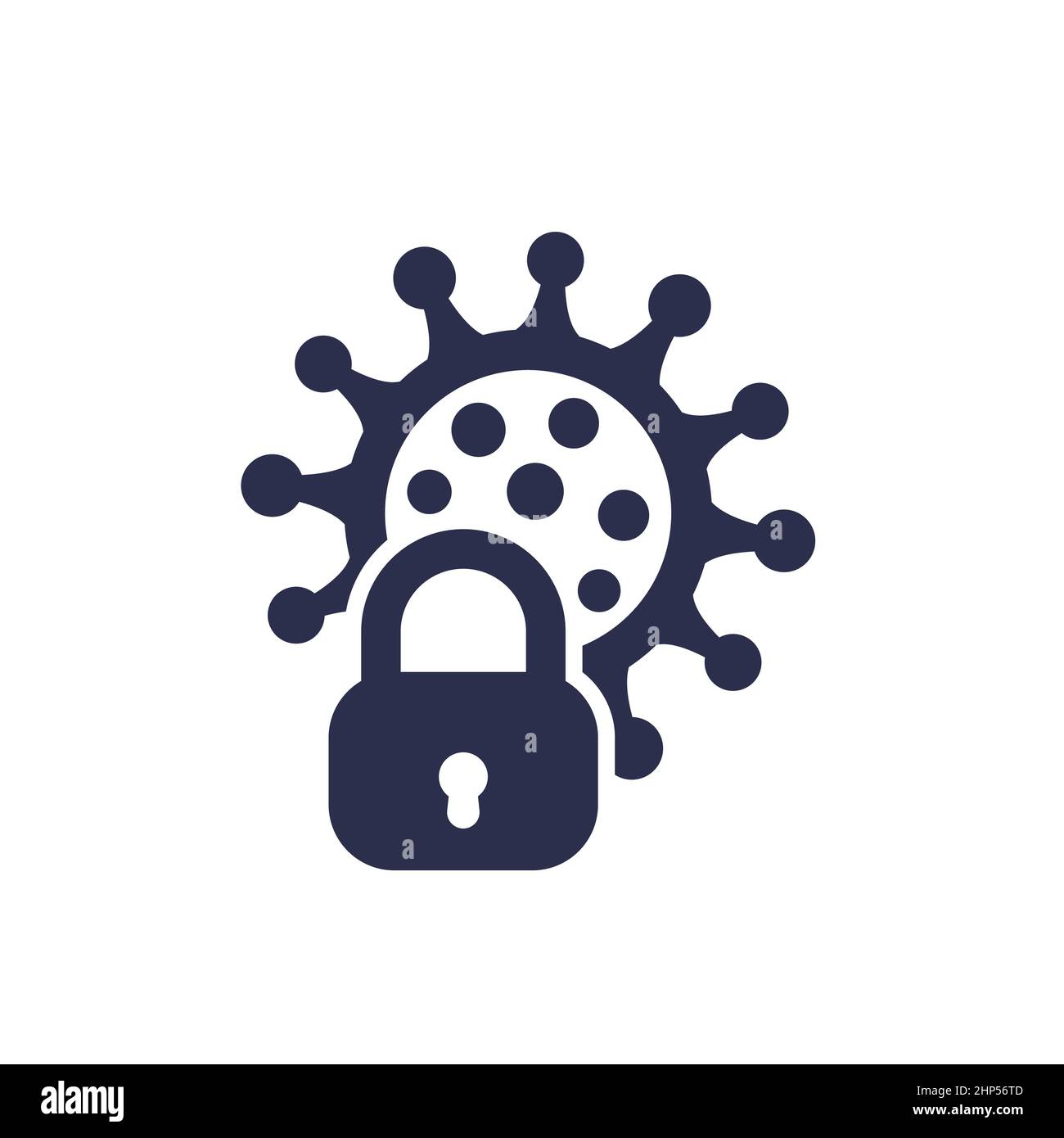 World lock down icon Cut Out Stock Images & Pictures - Alamy