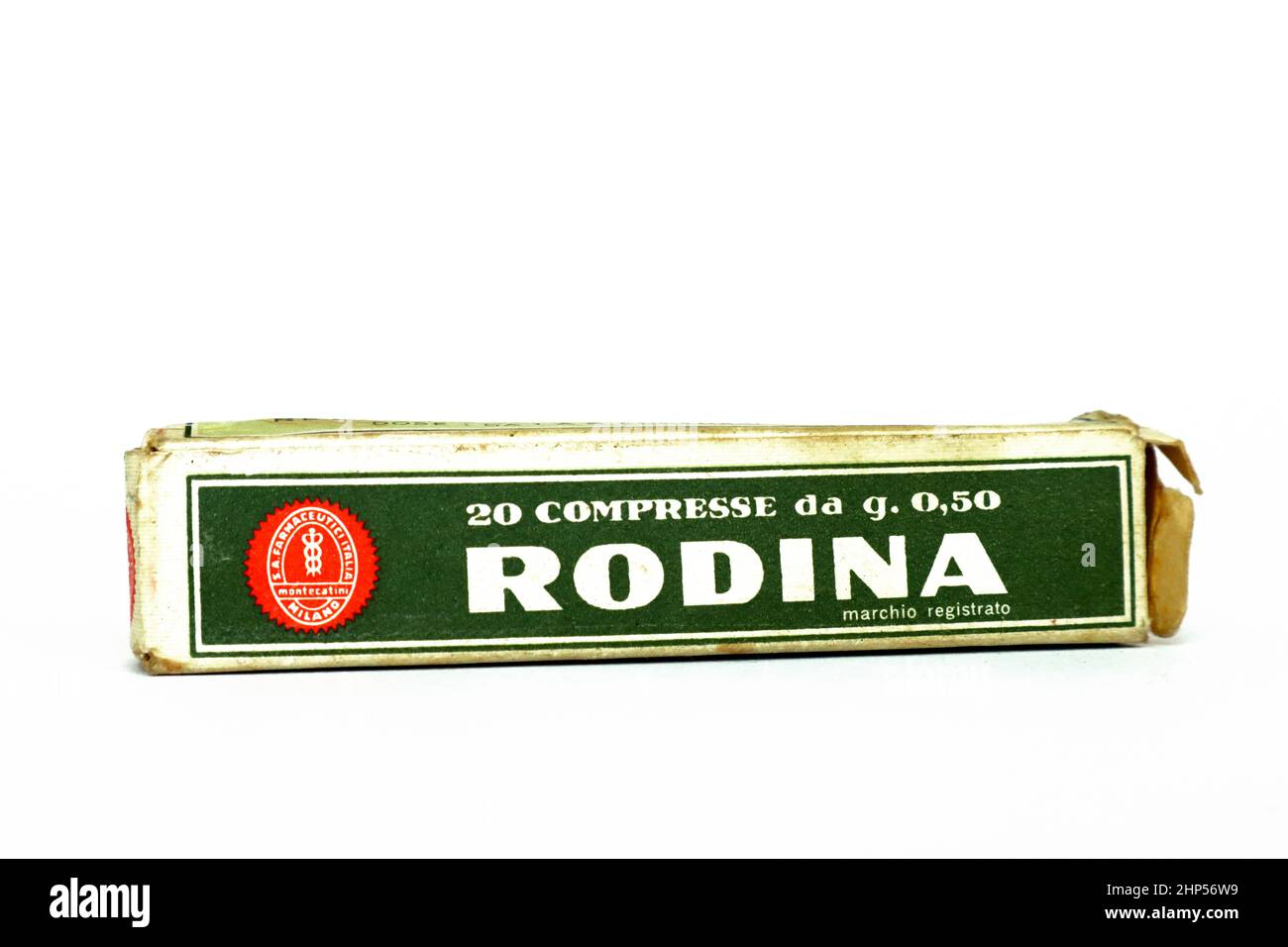 Vintage 1960s RODINA Tablets, medicine with Acetylsalicylic acid ...