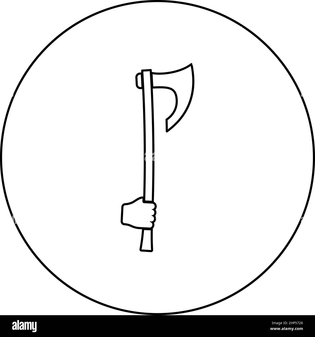 Iron hand axe Black and White Stock Photos & Images - Alamy