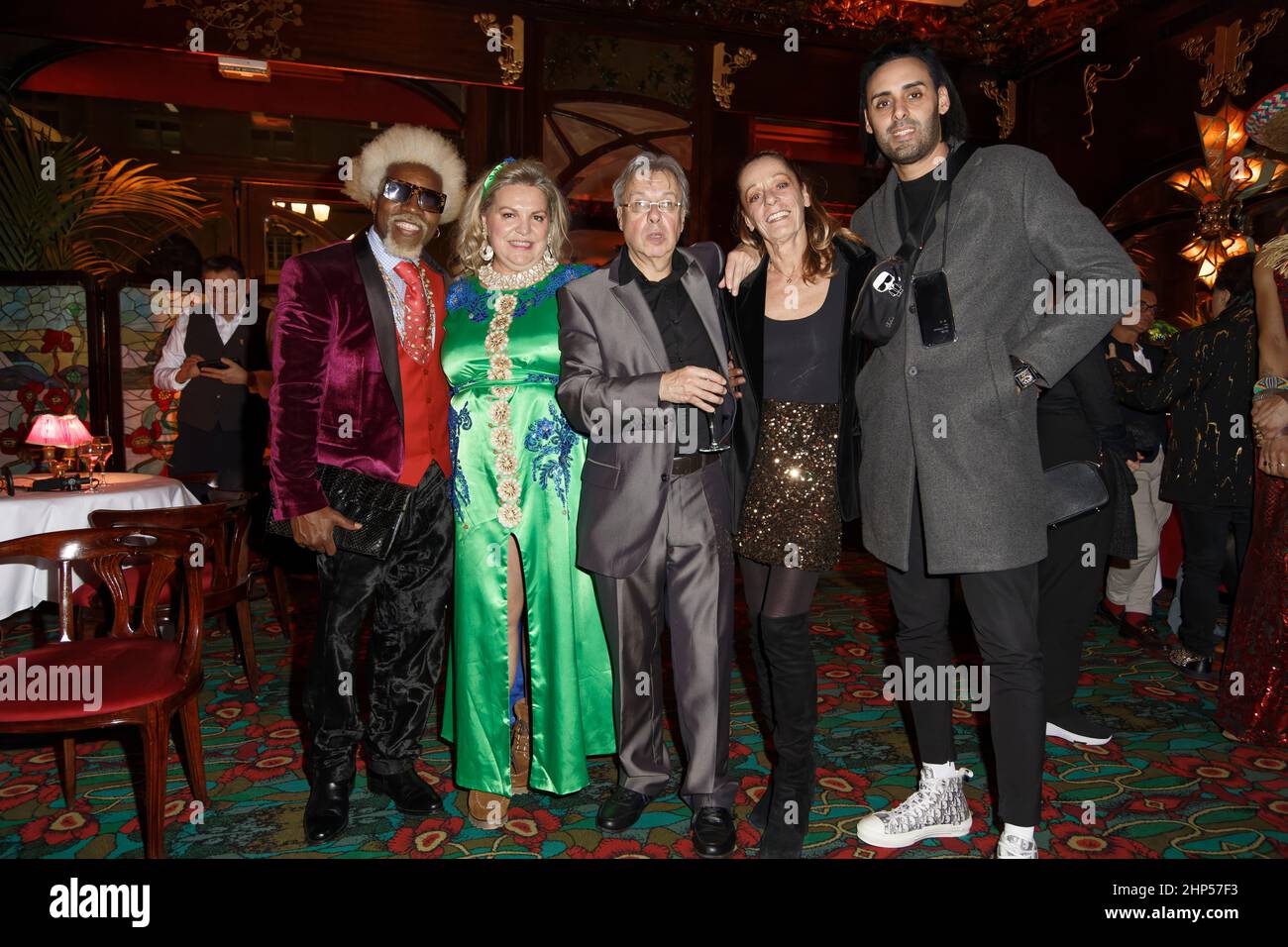 Paris, France. 17th Feb, 2022. Anggy Haif, Isa Sator, Eric Durand and ...