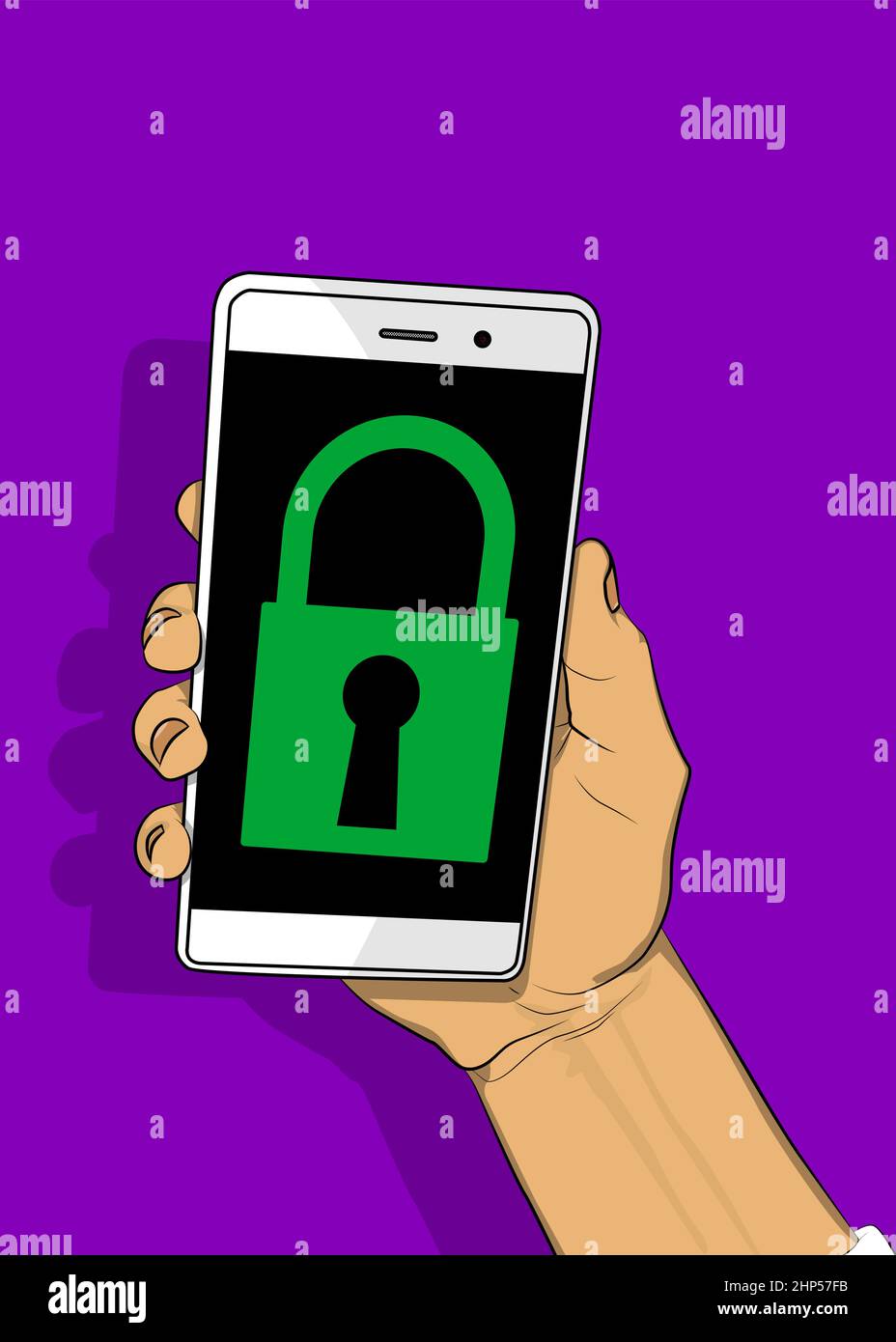 Smart padlock hi-res stock photography and images - Alamy