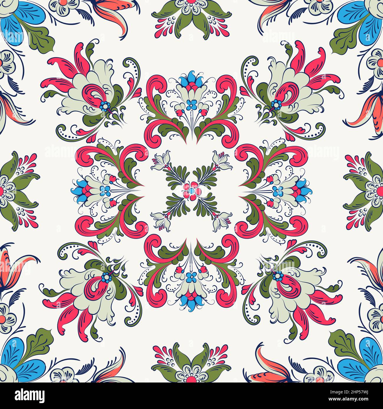 Rosemaling vector pattern 14 Stock Vector Image & Art - Alamy