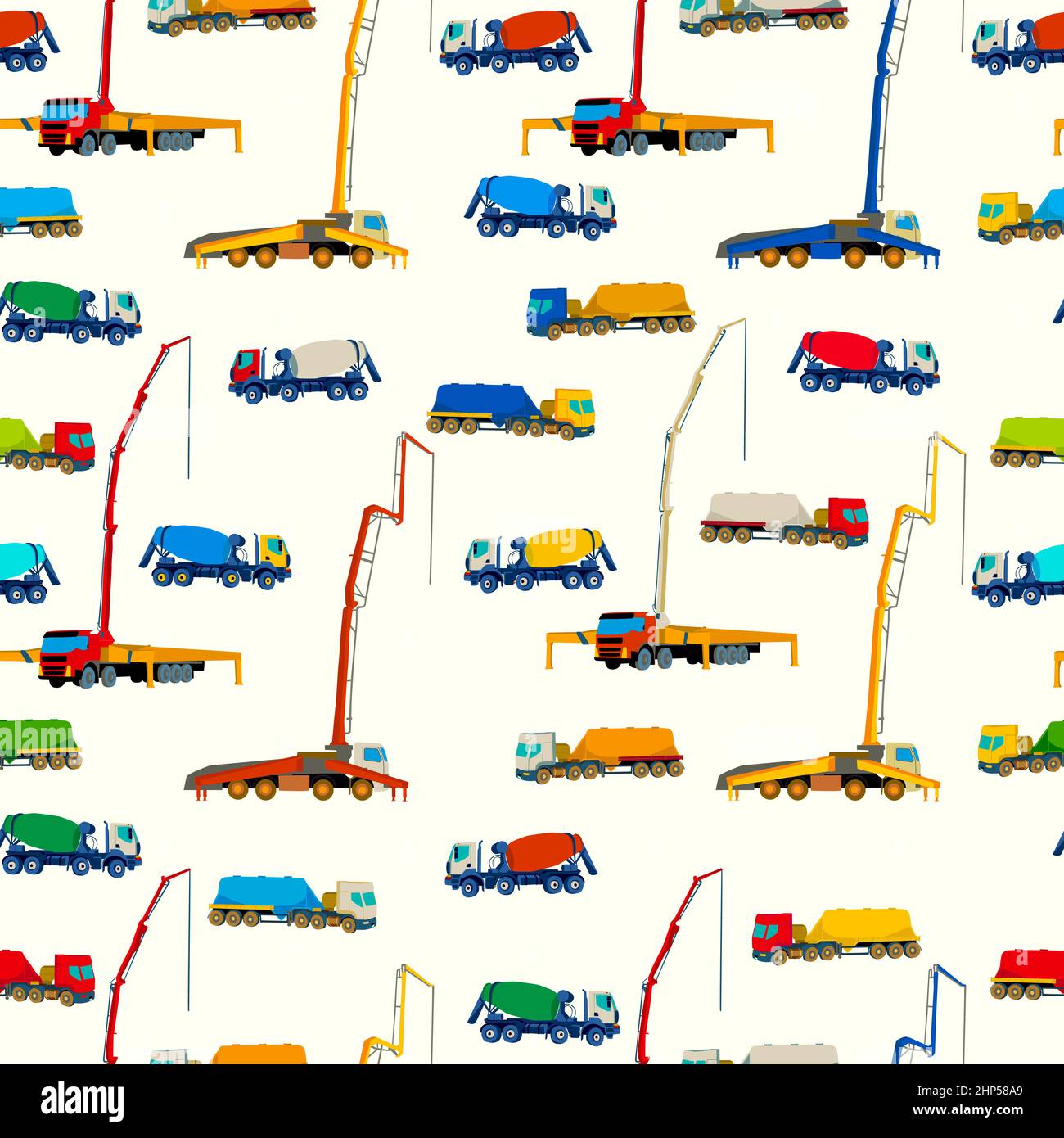 Pump concrete Stock Vector Images - Alamy