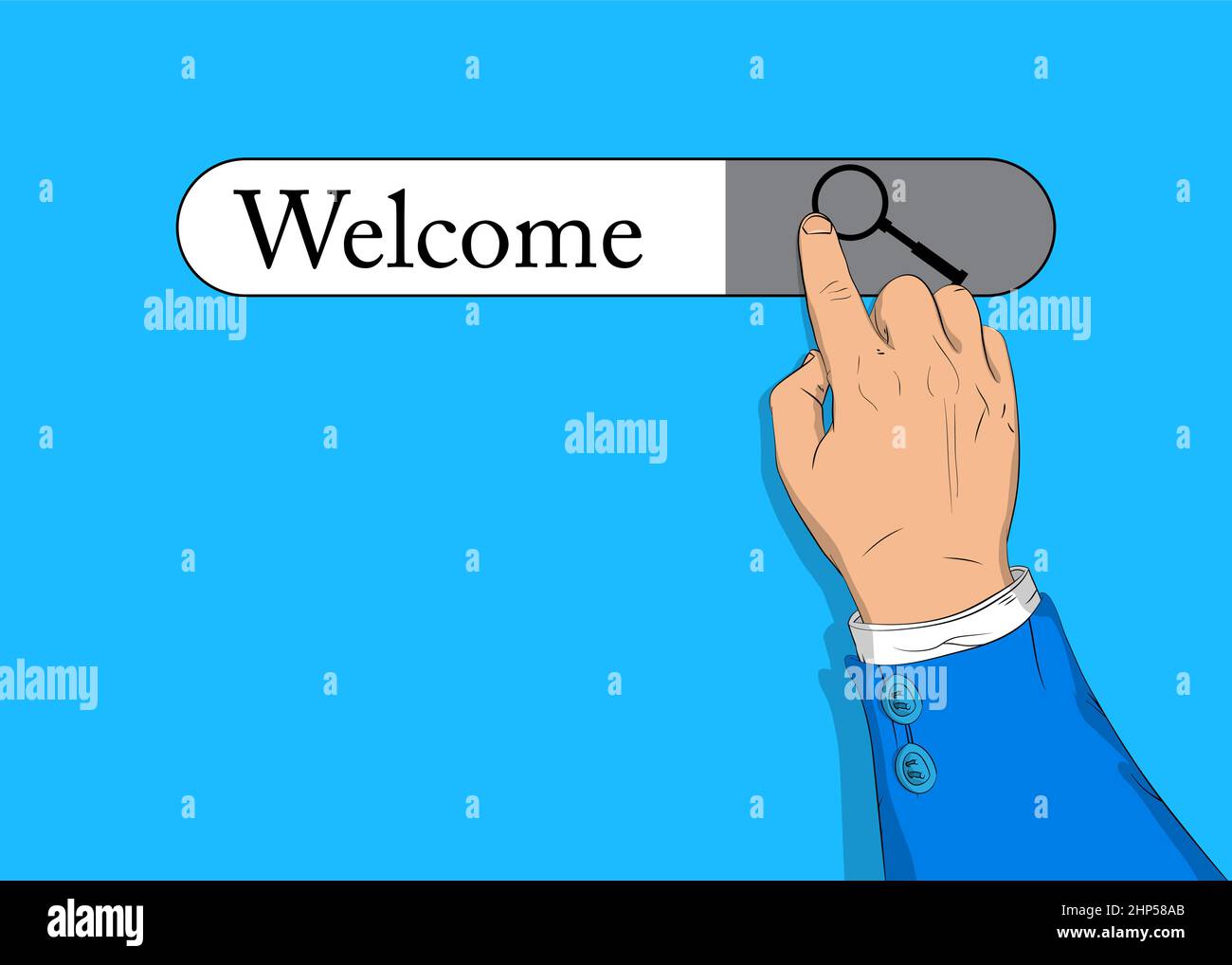 Welcome business Stock Vector Images - Alamy
