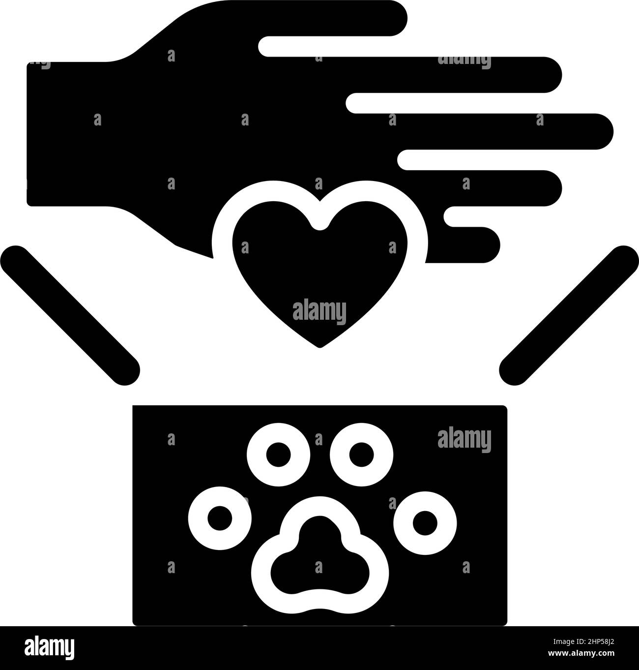 Homeless shelter animal food Stock Vector Images - Alamy