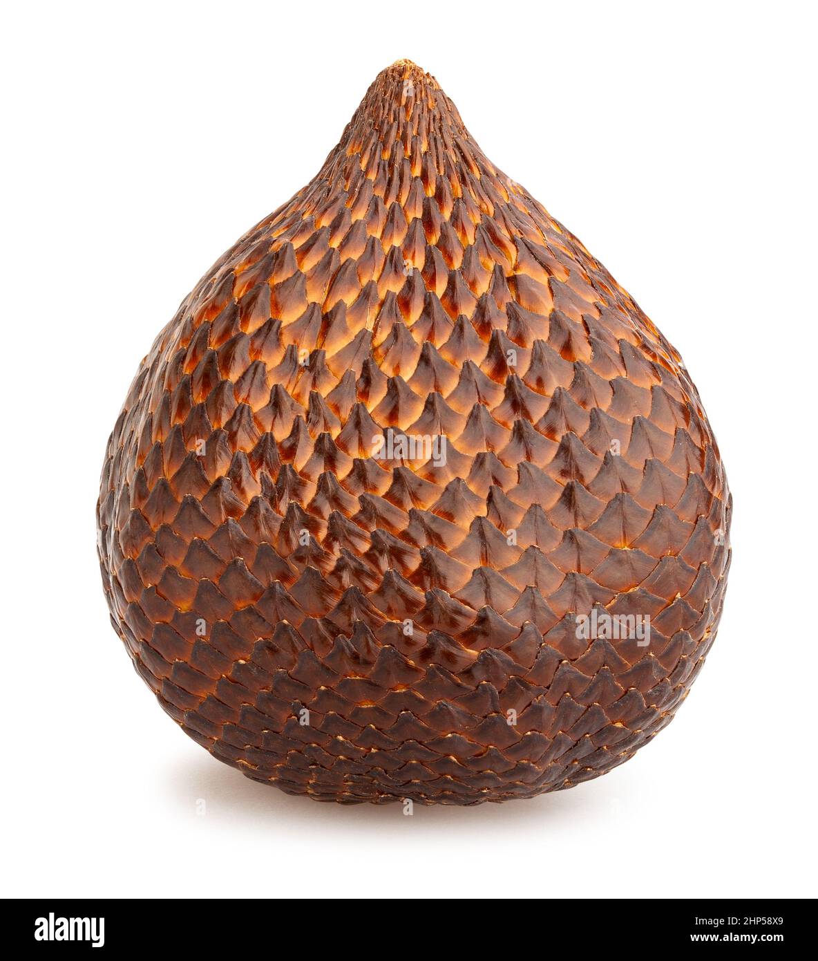 salak snake fruit path isolated on white Stock Photo - Alamy