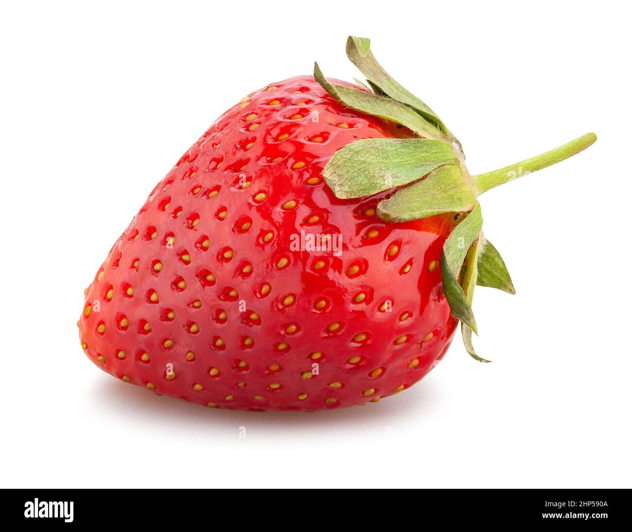 strawberry path isolated on white Stock Photo - Alamy