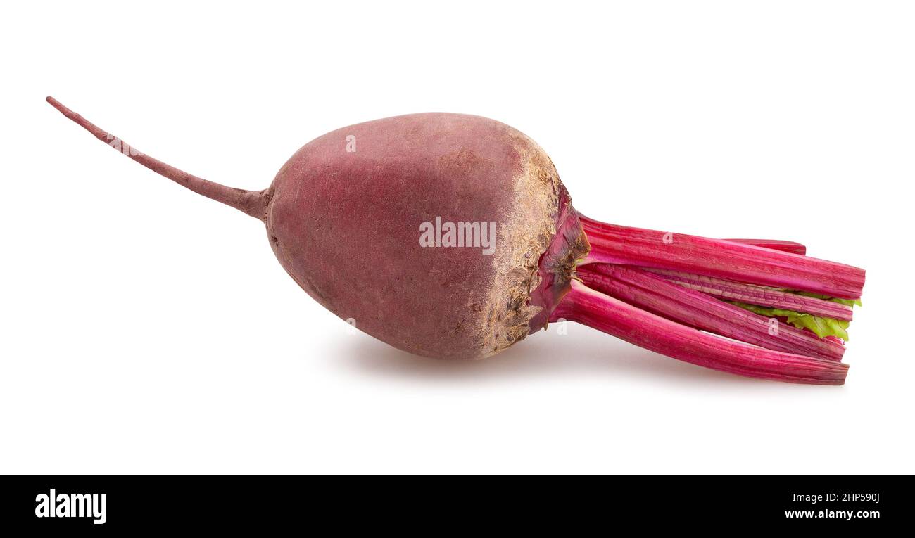 beetroot path isolated on white Stock Photo - Alamy