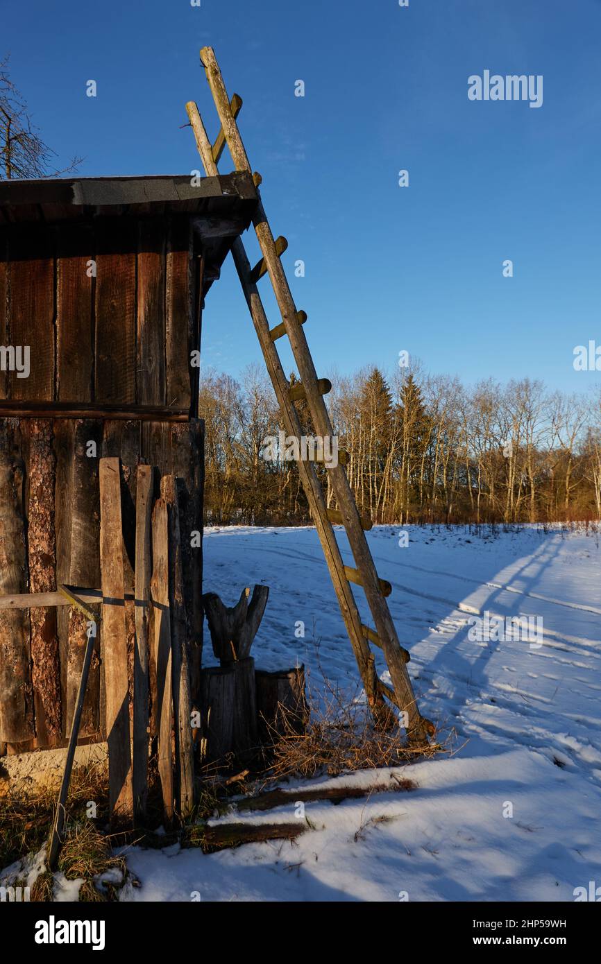 Old hayloft hi-res stock photography and images - Alamy