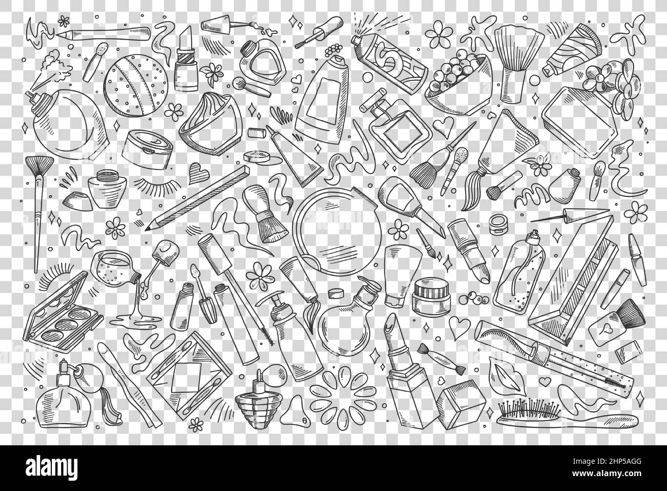 Cosmetics skin hair care Stock Vector Images - Alamy