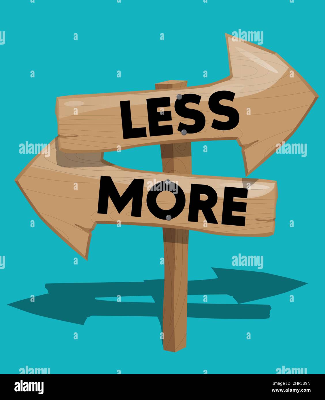 Road sign arrow problem Stock Vector Images - Alamy