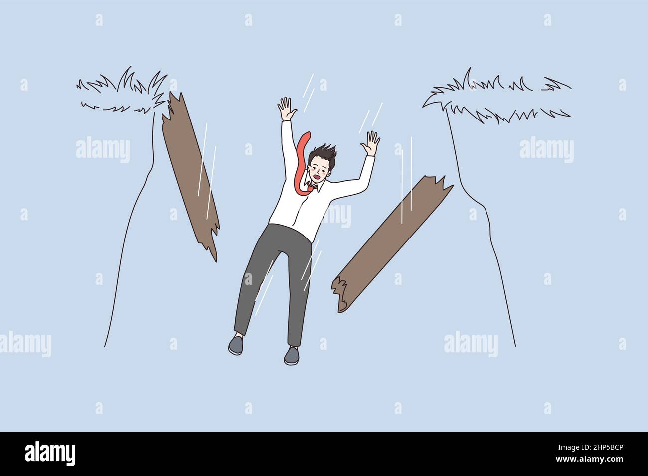 Fall danger Stock Vector Images - Alamy