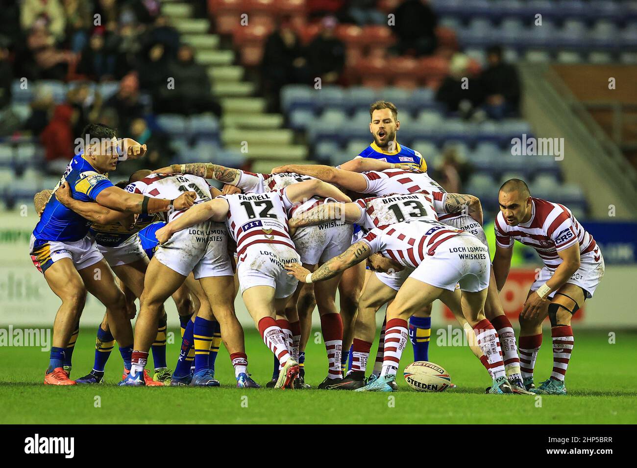 Ball into the scrum hi-res stock photography and images - Alamy