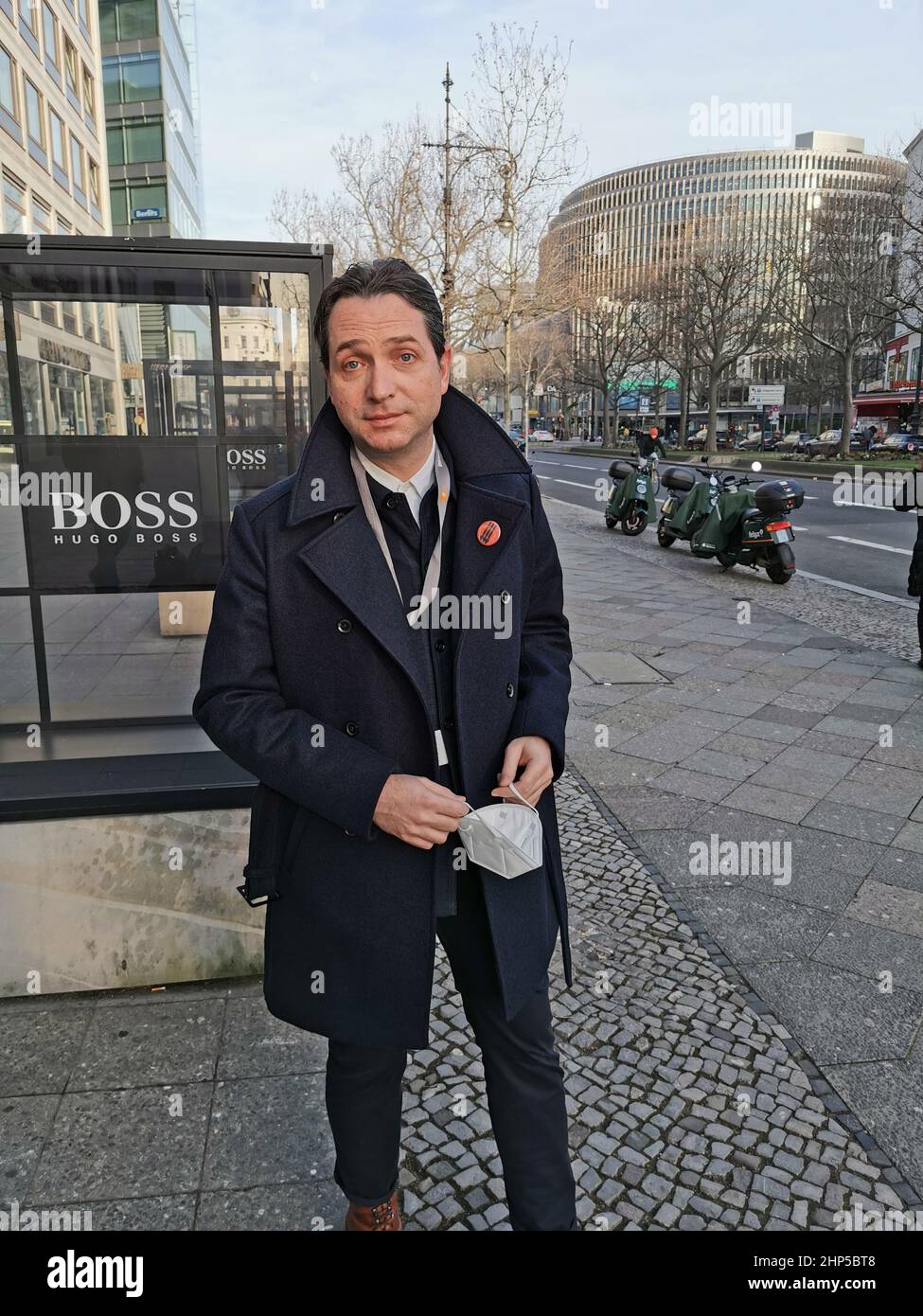 Marc Limpach auf dem Weg zum Fotocall Der Passfälscher zur Premiere der ...