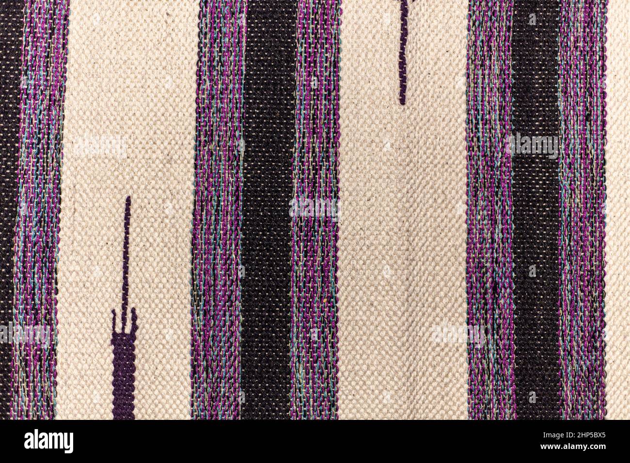 Fabric texture. Background from multi-colored fabric. Thread of all ...