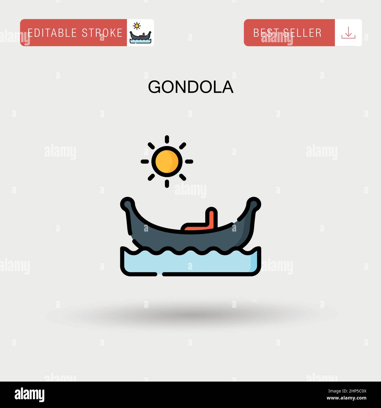 Empty gondola Stock Vector Images - Alamy