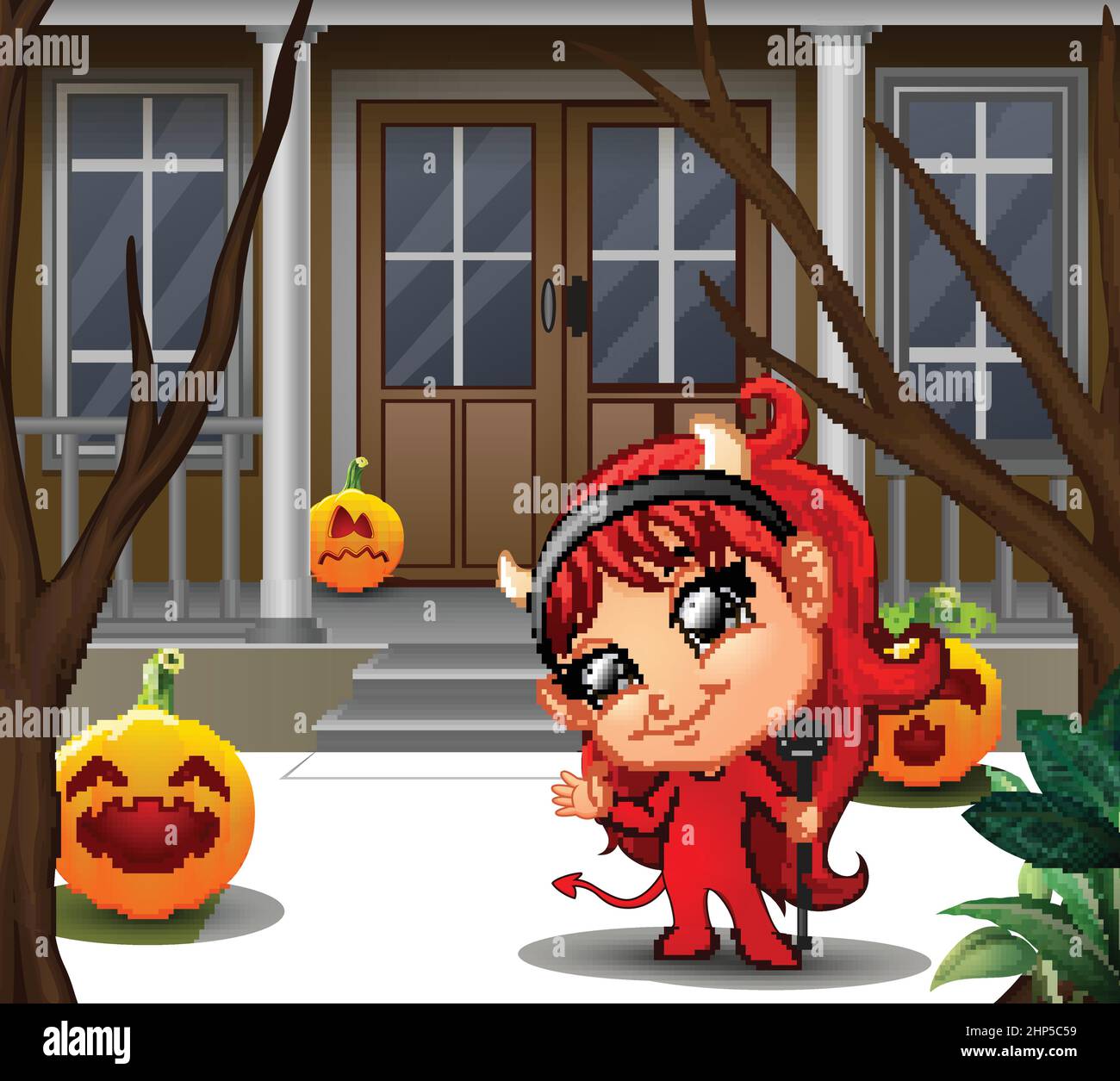 House of the devil Stock Vector Images - Alamy