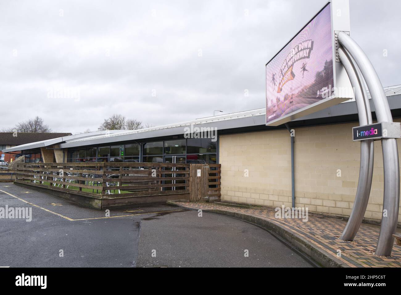 Trowell service station hi-res stock photography and images - Alamy