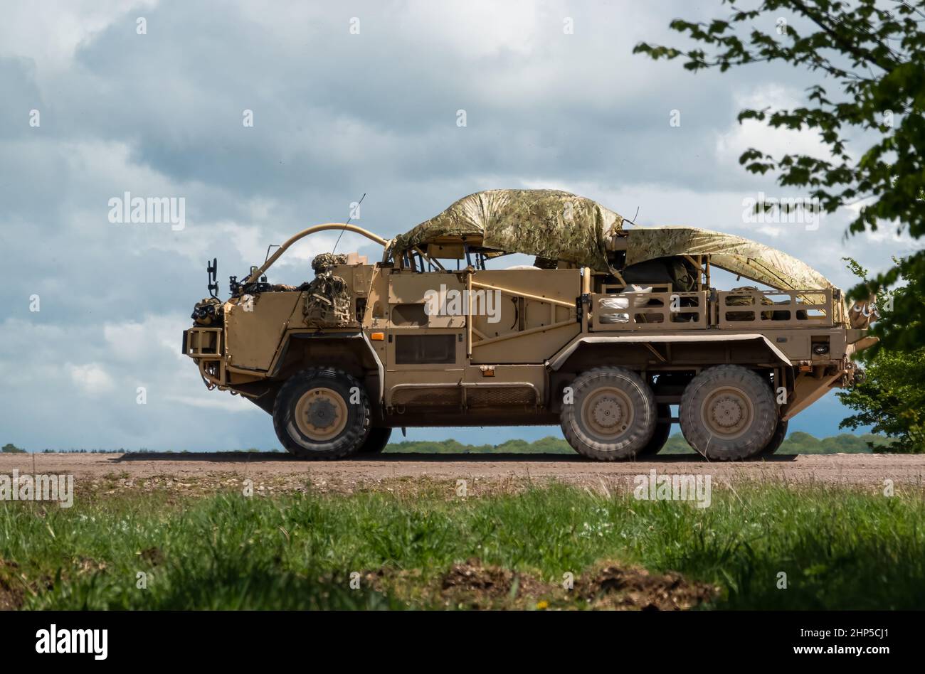 British army Supacat Coyote 6x6 rapid assault, fire support and ...