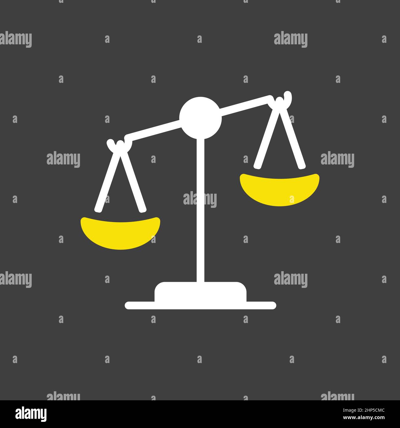 Law scale vector icon, justice outline icon Stock Vector Image & Art ...