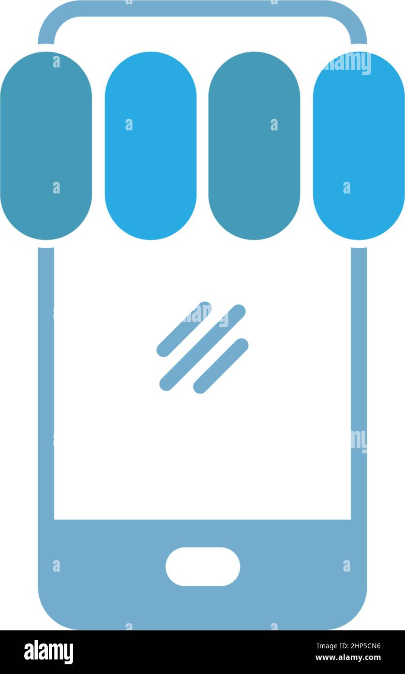 Store icon flat design Stock Vector Images - Alamy